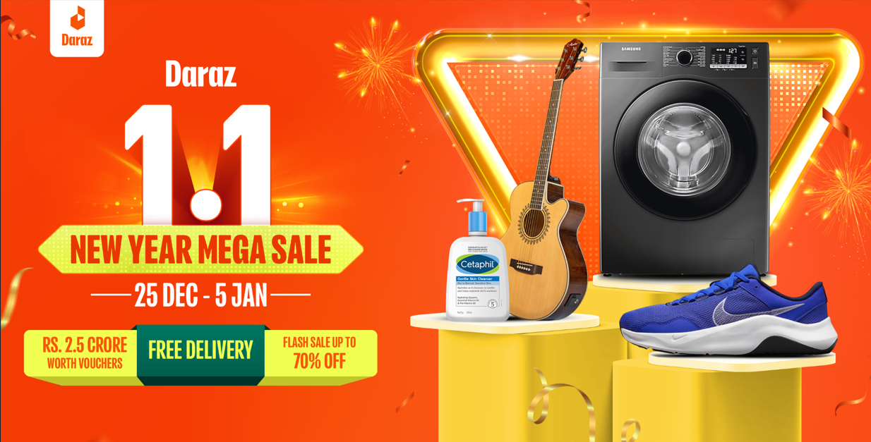 Celebrate the New Year with Best Buys at Daraz 1.1 New Year Mega Sale ...
